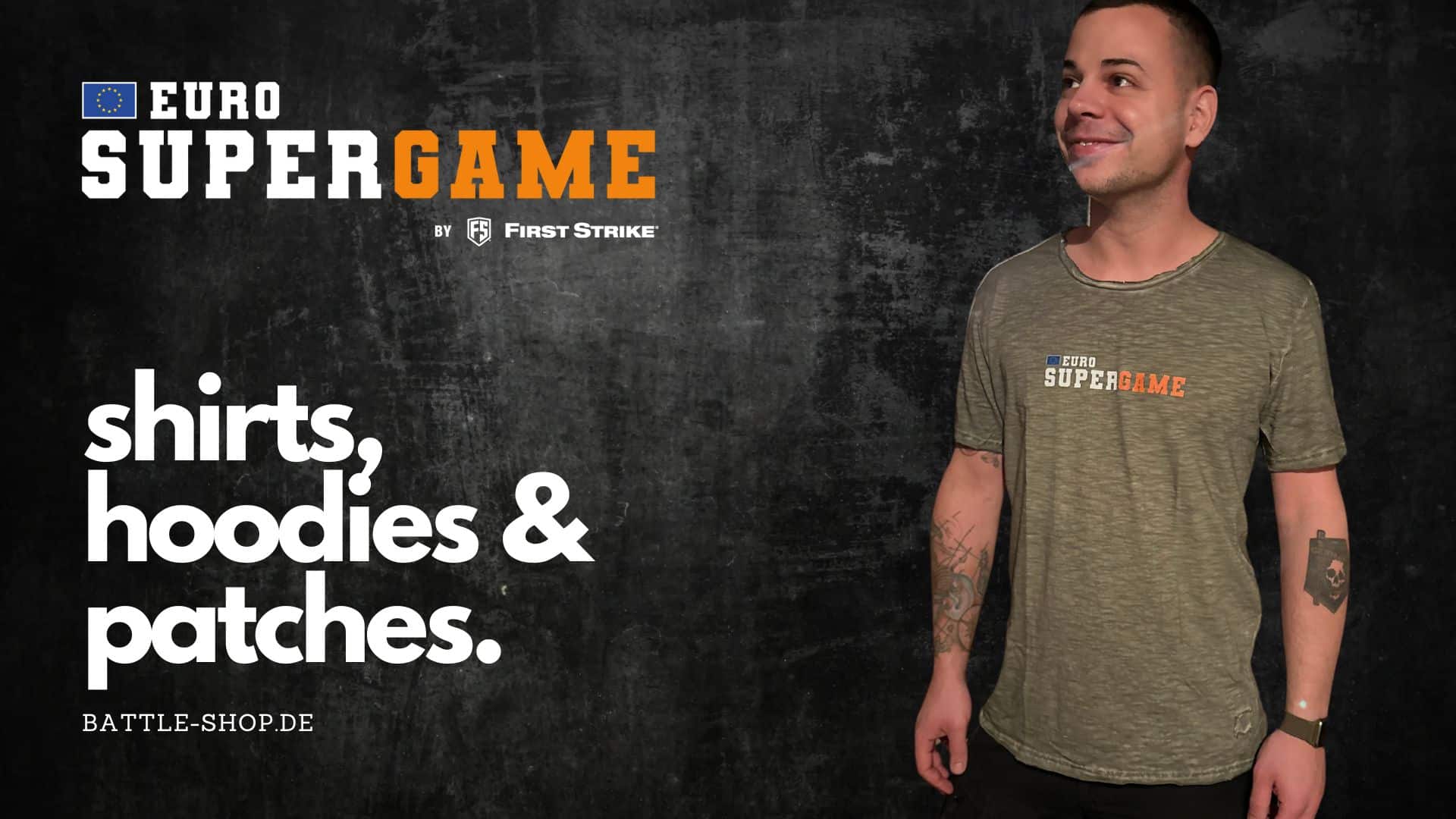 Euro Supergame Shirt » Battleground - Merchandise Shop